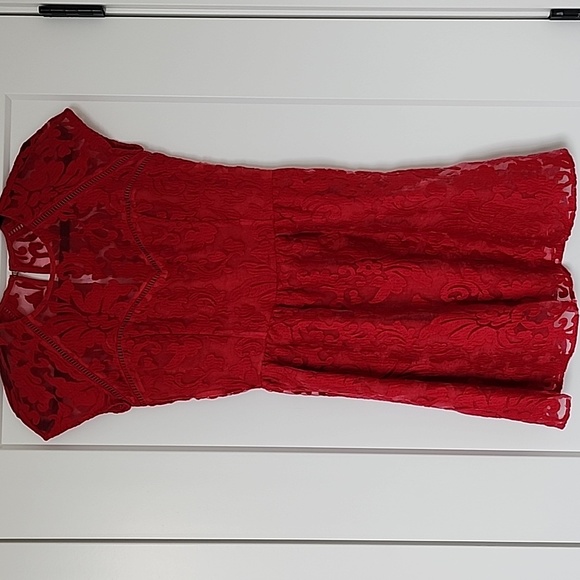 Dolce Vita | Dresses | Dolce Vita Red Lace Dress Xs Petite | Poshmark